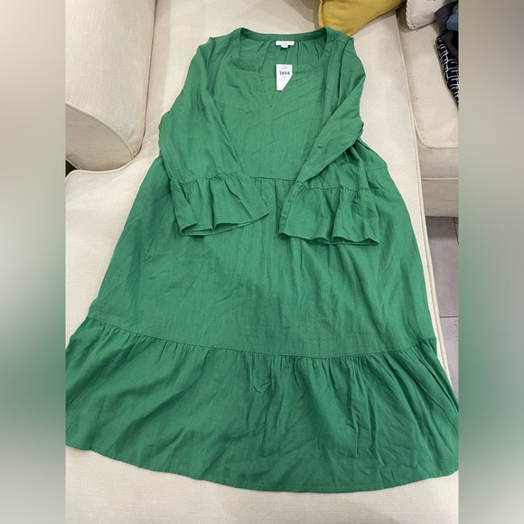 J. Jill | Dresses | Jjill Green Dress Nwt | Poshmark